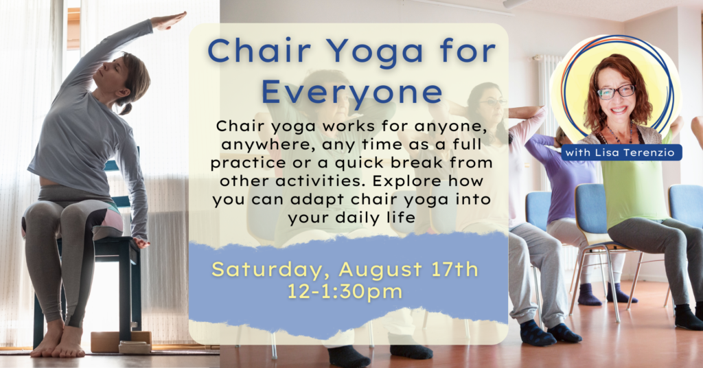 WORKSHOP | Chair Yoga for Everyone with Lisa - Niantic Yoga
