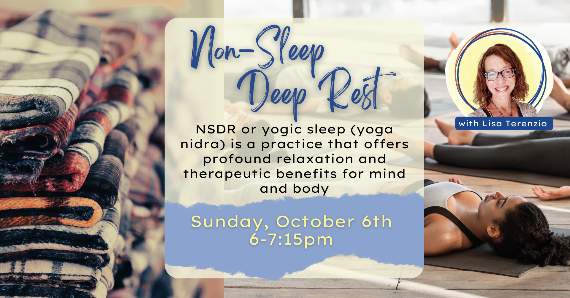 WORKSHOP | Non-Sleep Deep Rest with Lisa - Niantic Yoga